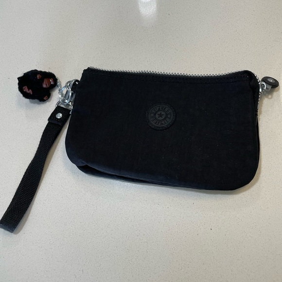 Kipling | Bags | Kipling Black Wristlet | Poshmark